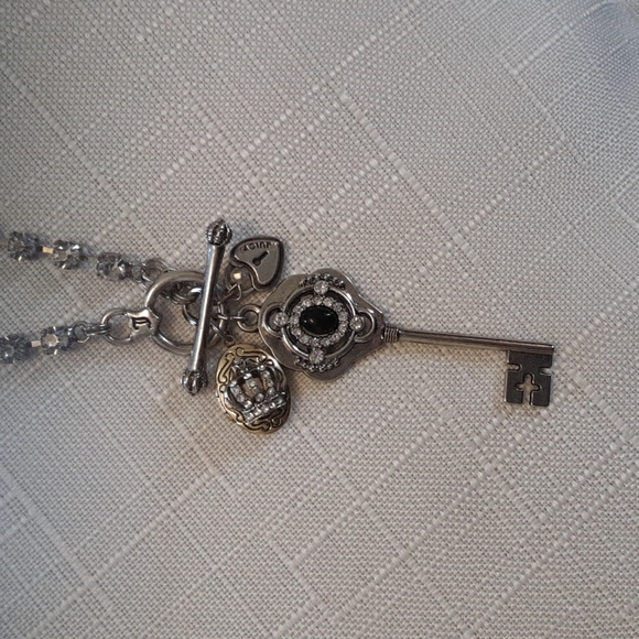 Juicy Couture | Jewelry | Juicy Couture Key Toggle Necklace | Poshmark